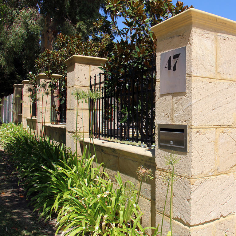 Limestone Fence — Elite Front Fences
